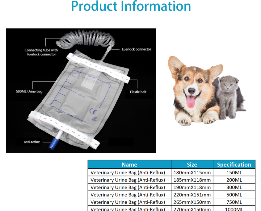 Veterinary Urine Bag | Sinocare Medical Technology Co.,Ltd.